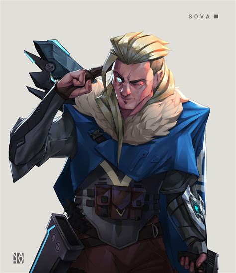 artstation valorant sova animation fanart