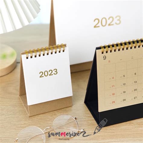 ลดสุด ปฏิทิน ปี 2023 ปฏิทินตั้งโต๊ะ Calendar 2023 ปี 2566 สายมินิมอล