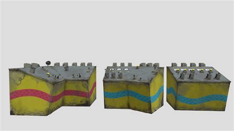 Poppy Playtime 3 Control Panel Pack Download Free 3d Model By Toy War