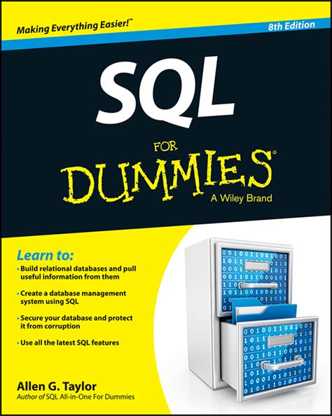 Cover Sql For Dummies 8th Edition Book