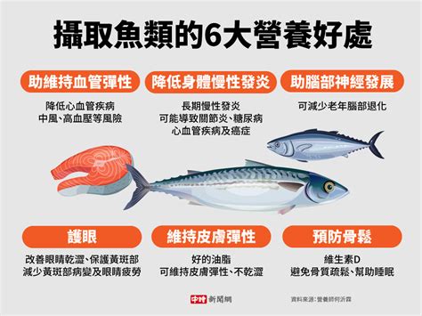 吃魚護腦還有6好處 專家建議1周至少攝取量 健康 中時新聞網