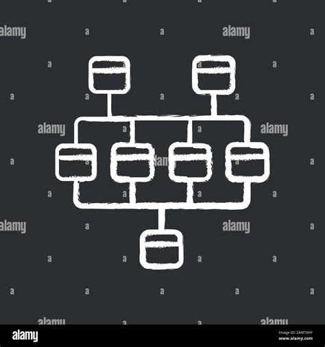 Network Diagram Chalk Icon Cluster Diagram Vertices And Edges Of Graph Computer Science