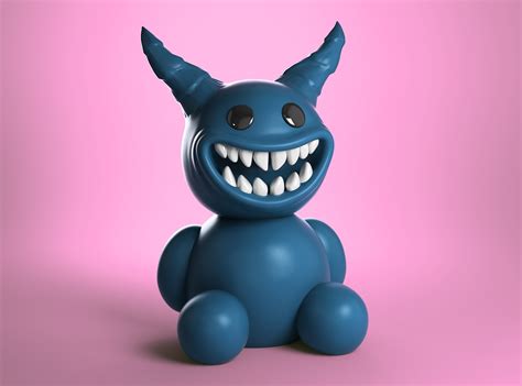 Archivo Stl Satanic Demon Lucifer Devil Evil Little Cute Toy Keychain