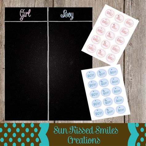 Gender Reveal Printable