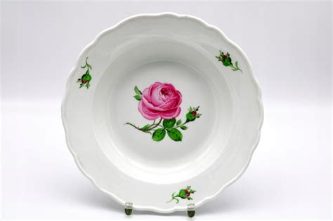 TALERZ OBIADOWY GŁĘBOKI PORCELANA MIŚNIA SAKSONIA oficjalne archiwum Allegro