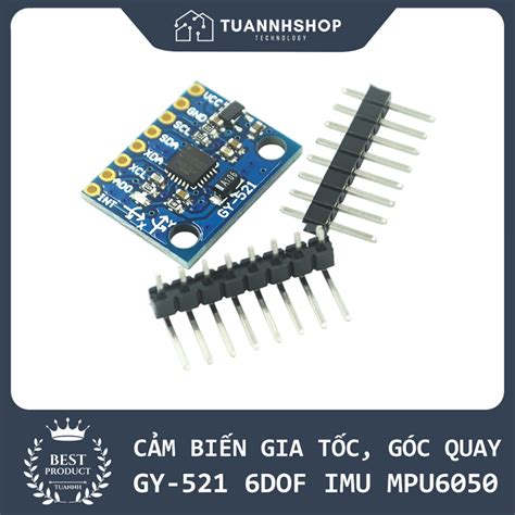 Gy 521 6dof Imu Mpu6050 Acceleration And Rotation Angle Sensor Module Shopee Philippines