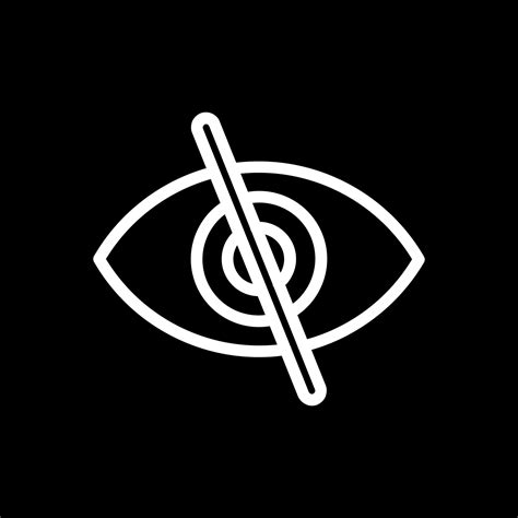 Eye Slash Vector Icon Design 20910744 Vector Art At Vecteezy