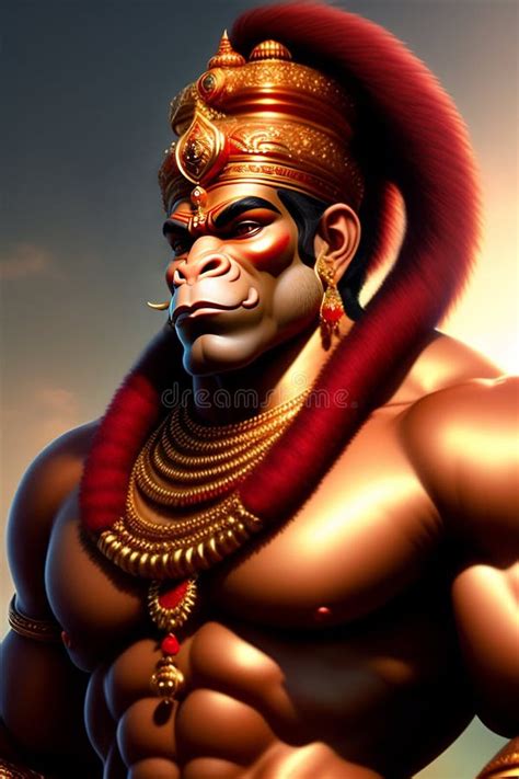 Ai Generated Lord Hanuman Stock Illustrations 51 Ai Generated Lord