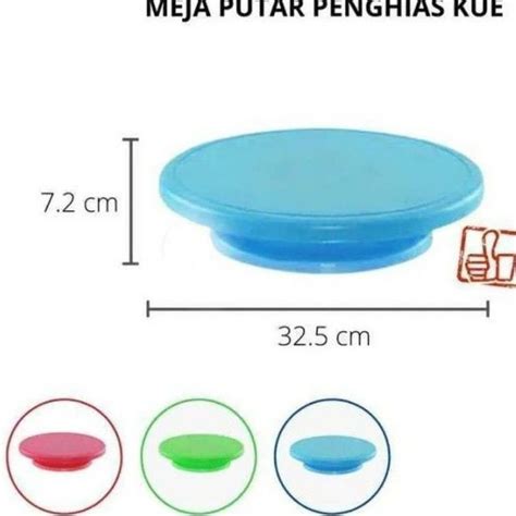 Jual Meja Putar Maspion Dekorasi Kue Cake Tray Turntable Meja Putar Penghias Kue Dekorasi