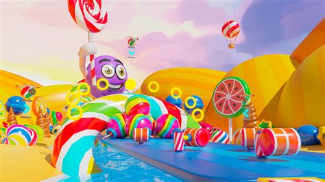 Platformer 4 Candy Low Poly Game Assets Superhive Formerly Blender Market