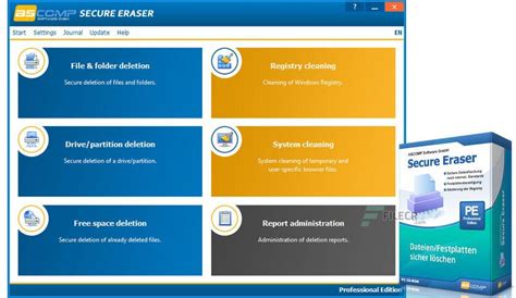 Ascomp Secure Eraser Professional 7006 Filecr