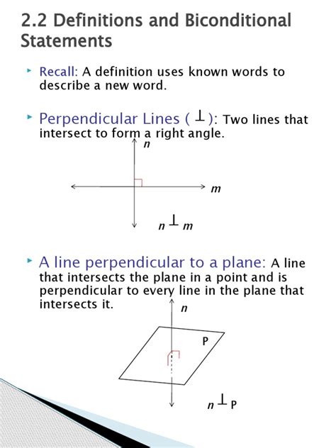 Biconditional Math Holt Mcdougal Geometry 2 4 Biconditional Statements