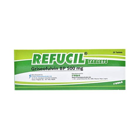 Refucil X 20 Tabs 500mg