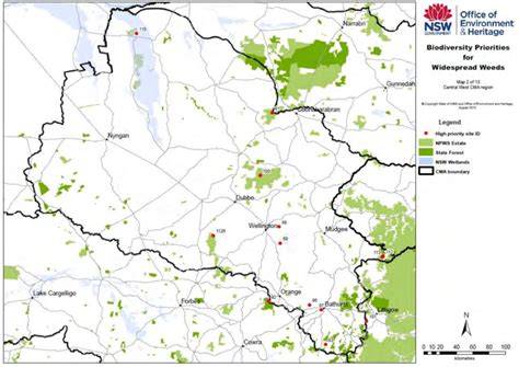 Catchment Management Authority Boundaries For The Nsw Central West