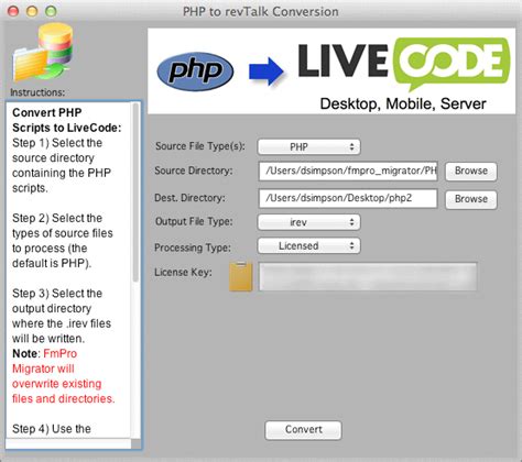 Services By Com Solutions Inc Php To Revtalk Conversion Service