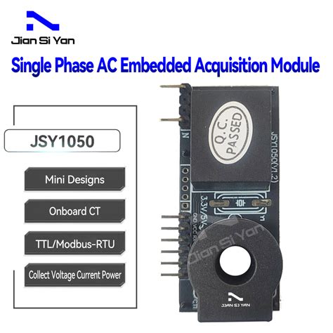 Jsy1050 Single Phase Ac Module Ttl Modbus Embedded Acquisition Module