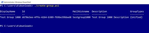 create microsoft 365 group using microsoft graph powershell module
