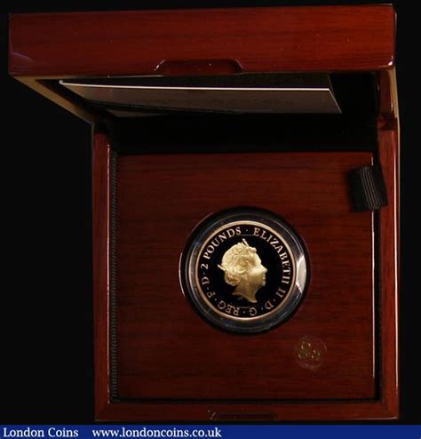 Two Pounds 2021 Celebrating The Life And Work Of Hgwells Gold Proo