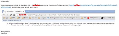 Sql Server SSRS 2014 Query Running Fine On Management Studio