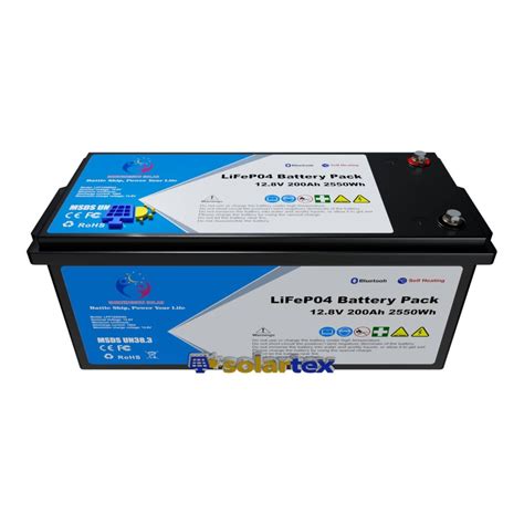 Batería De Litio 200ah 128v Lifepo4 Morningsun Solar Solartex Chile