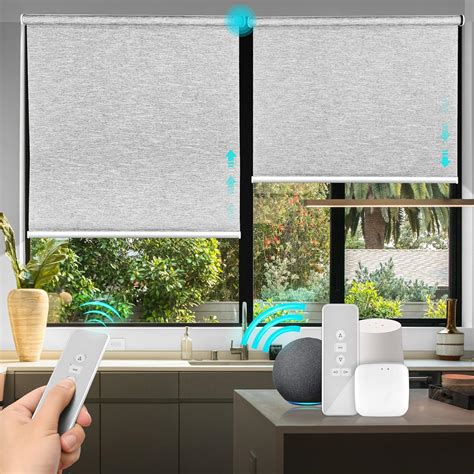 Biltek Smart Blinds For Windows Motorized Roller Blinds And Shades
