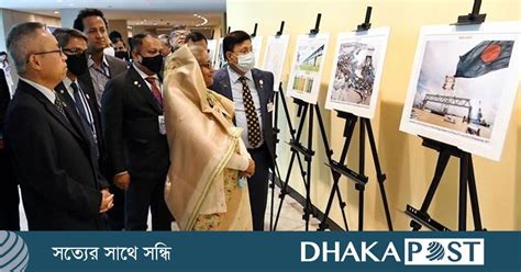 জাতিসংঘে পদ্মা সেতুর ওপর আলোকচিত্র প্রদর্শনী দেখলেন প্রধানমন্ত্রী