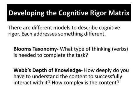 Ppt Rigor For Math Classrooms Powerpoint Presentation Free Download Id3448722