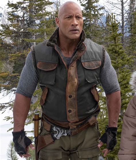 Dwayne Johnson Jumanji The Next Level Leather Vest
