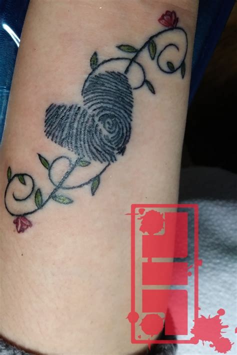 Aggregate 67 Fingerprint Memorial Tattoo Super Hot In Cdgdbentre
