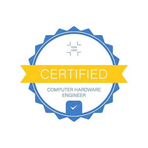 Premium Vector Professional Round Certificate Of Computer Hardware
