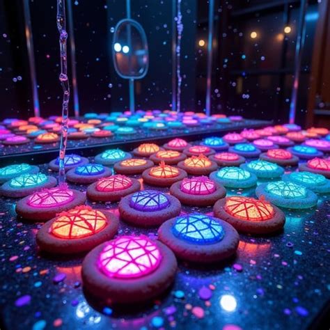 Free Glowing Cyberpunk Buttons Image Download At Stockcake