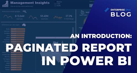 Paginated Report In Power BI An Introduction