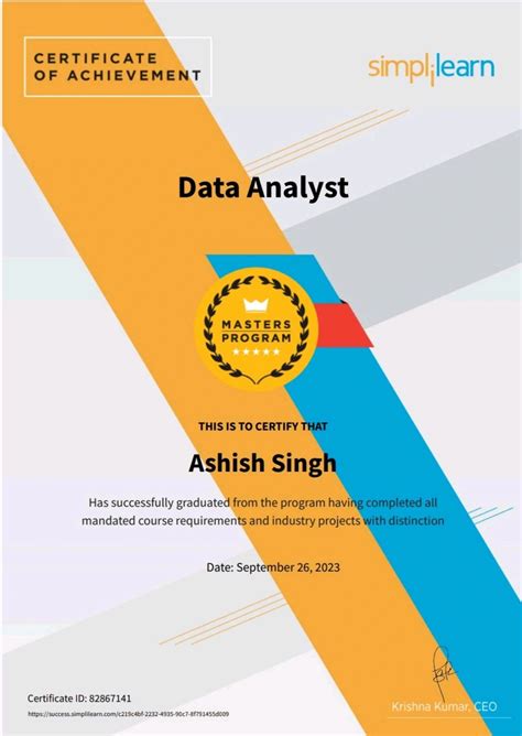 Ashish Singh On Linkedin Excited To Share That Ive Completed The