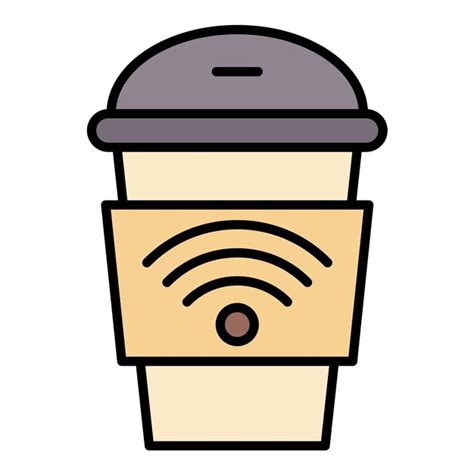 카페 와이파이 플래트 ⁇ 화 프리미엄 벡터