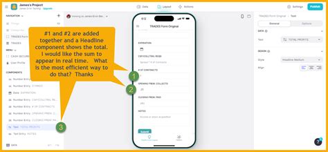🤔 How To Efficiently Get Real Time Calculation Sum While From Text Entry Components W Pic
