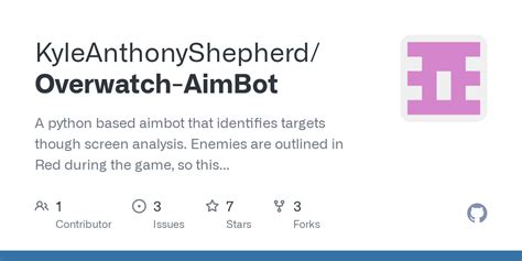 Github Kyleanthonyshepherd Overwatch Aimbot A Python Based Aimbot