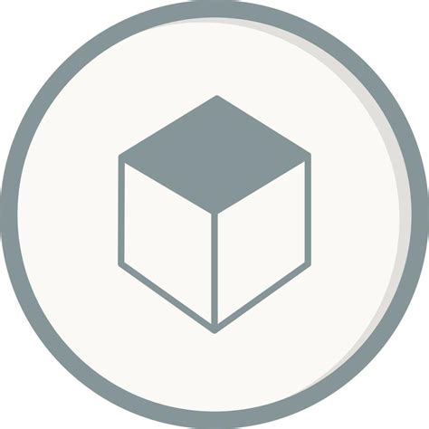 Cube Vector Icon 20942225 Vector Art At Vecteezy
