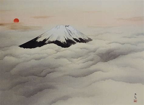 横山大観の晩年の作見事な富士の逸品を紹介します 骨董品買取日本全国対応老舗骨董店の古美術やかた