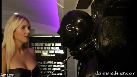 Sub Gimp Is Chained By The Hot Blonde Domin Xxx Dessert Picture 9