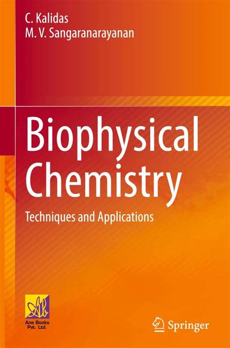 Biophysical Chemistry M V Sangaranarayanan Buch Jpc