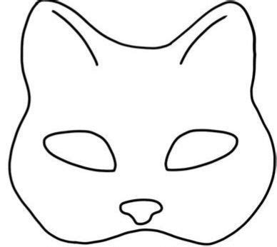 Cute Furry Drawing Bases Mask Drawing Cat Mask