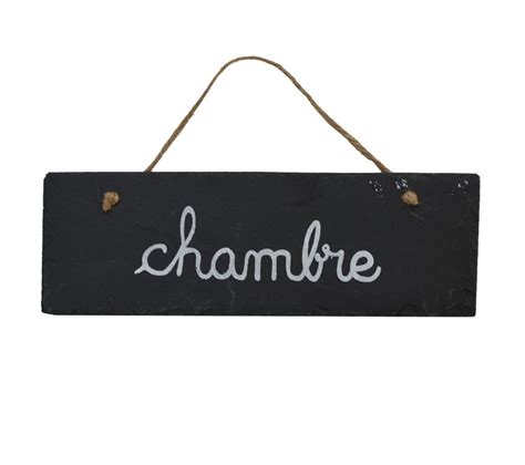 Grande Plaque De Porte Chambre Ardoise 30x10 Cm Plaque Lettrage