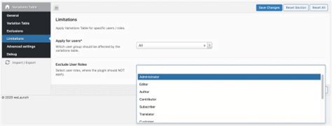 WooCommerce Variations Table WeLaunch