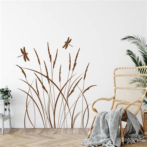 Grass Wall Decal Etsy