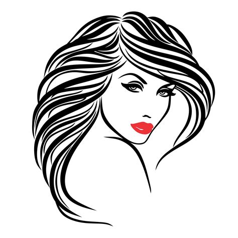Silueta De Mujer Svg Pestañas Svg Labios Rojos Svg Belleza Etsy México