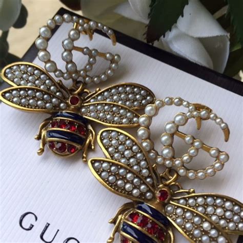 Stunning Gucci Bee Earrings