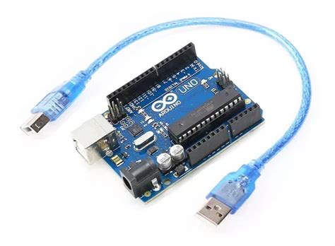 Placa Compatible Con Arduino Uno R Atmega p Cable Usb Meses sin interés