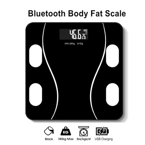 Alat Timbang Berat Badan Body Fat Scale Bluetooth Body Scales Smart 12