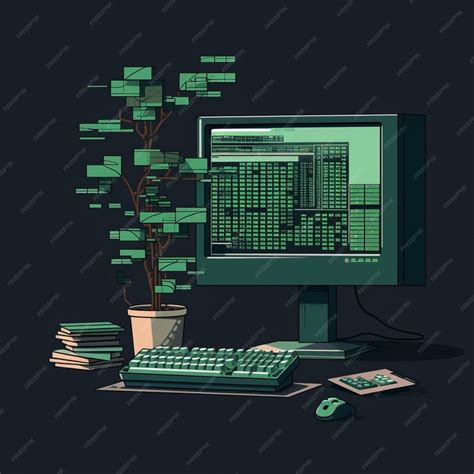 Premium Ai Image The Digital Matrix A Visual Representation Of A