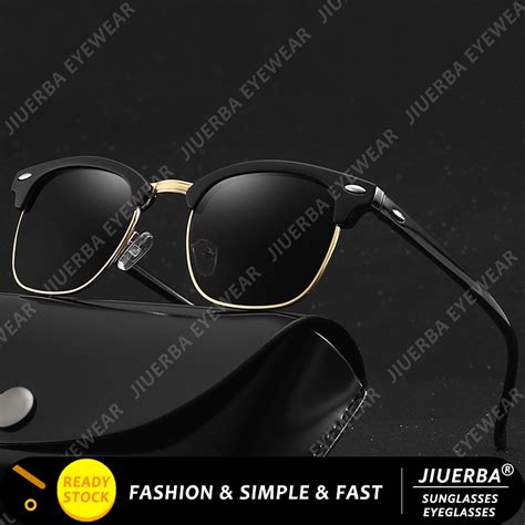 Jiuerba Classic Sunglasses Men Women Driving Square Frame Sunglass
